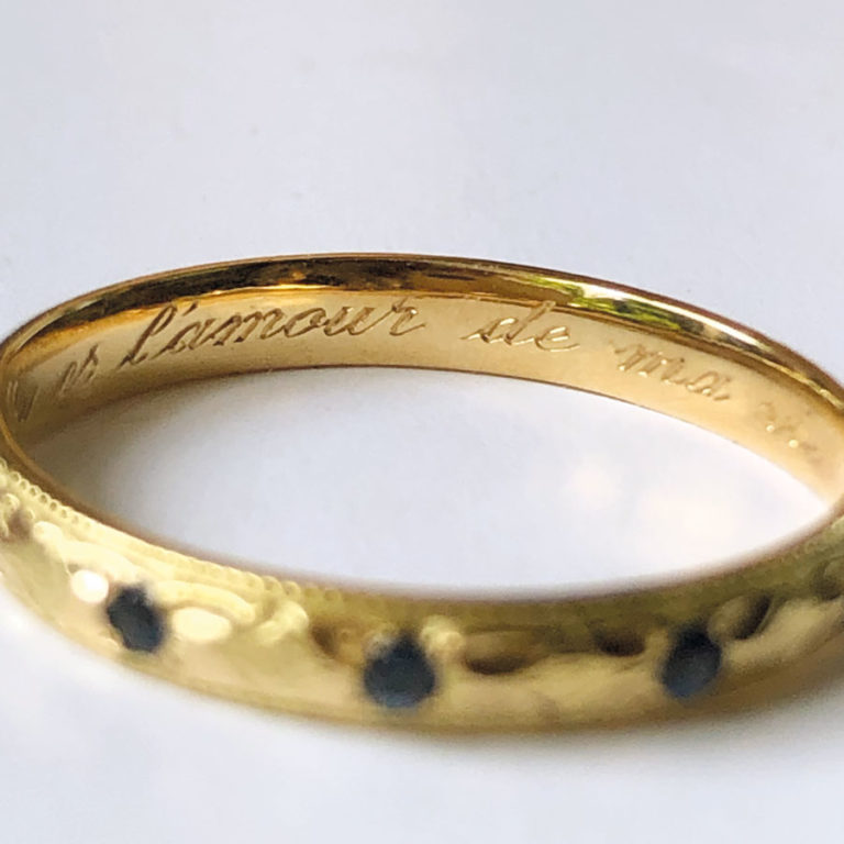 La bague NINA sertie - Robin